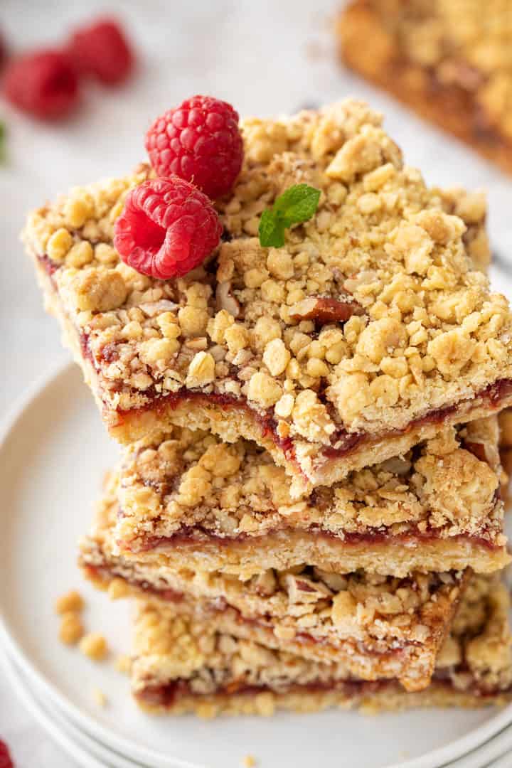 Raspberry Bars (Made with cake mix!) | My Baking Addiction