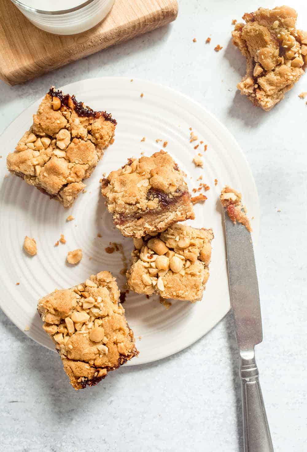 Peanut Butter and Jelly Bars