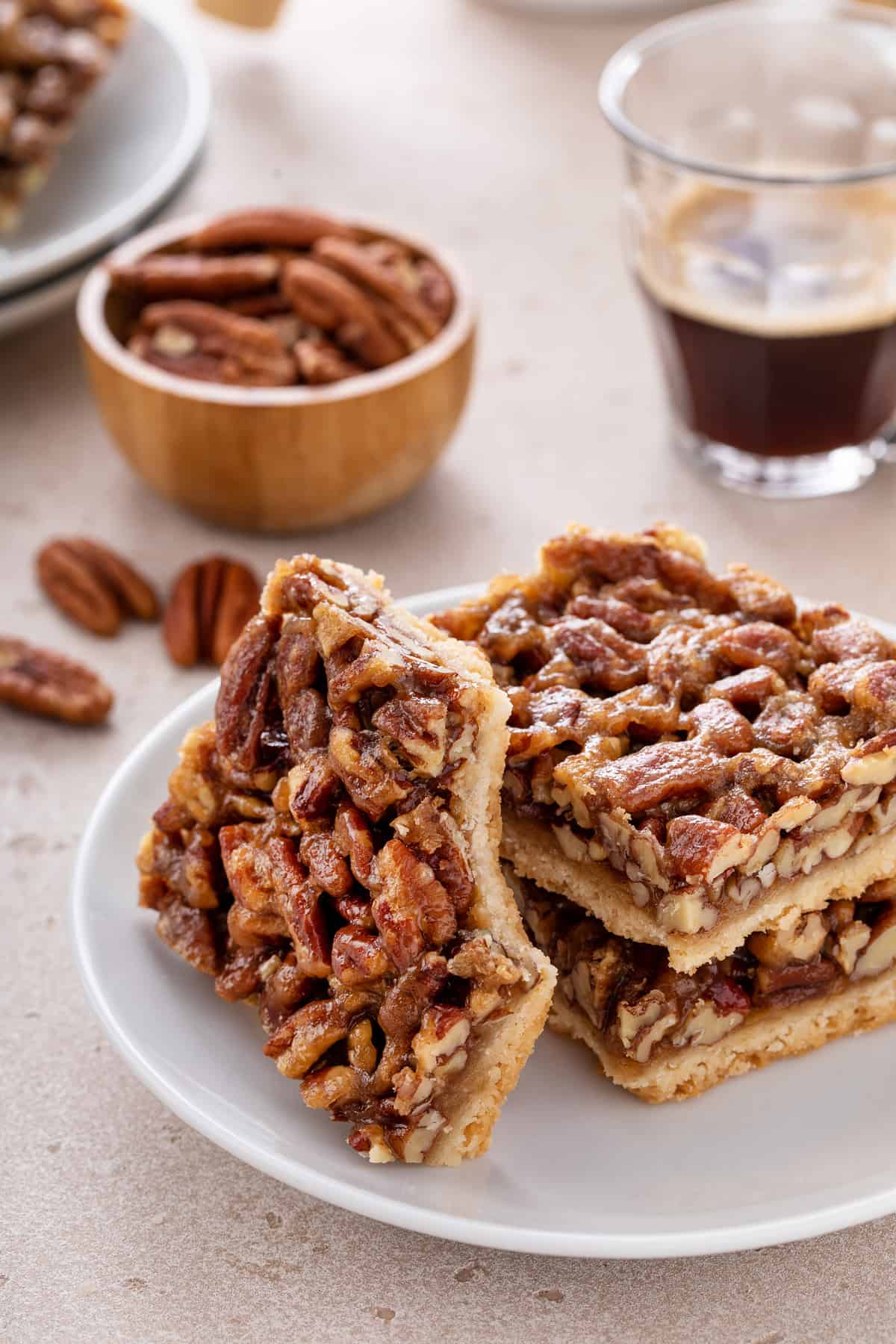 Pecan Bars Recipe | My Baking Addiction