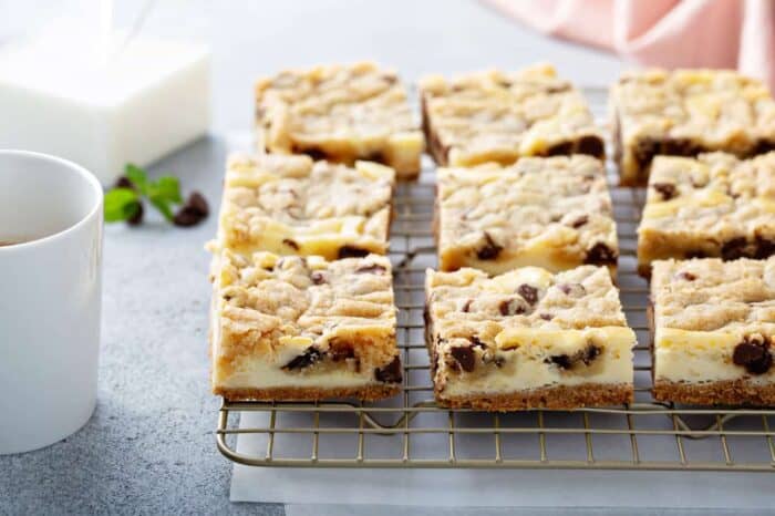 Cookie Dough Cheesecake Bars Recipe My Baking Addiction