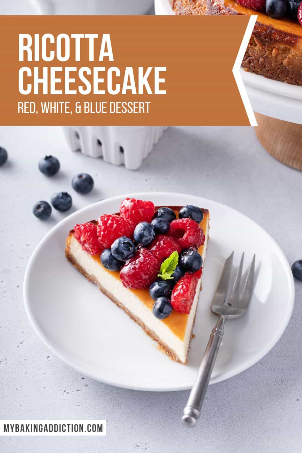 Ricotta Cheesecake | My Baking Addiction