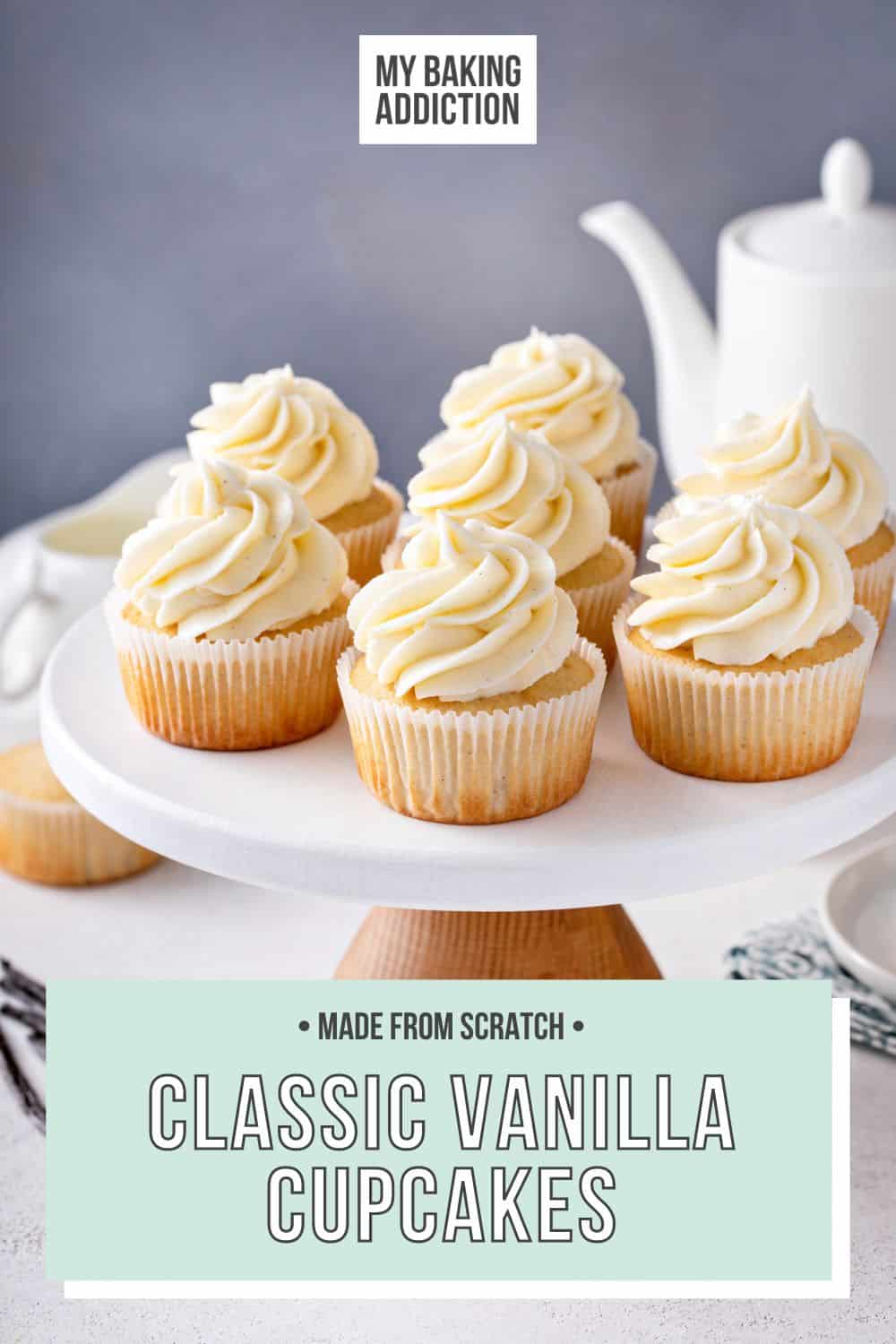 Vanilla Cupcakes Recipe | My Baking Addiction