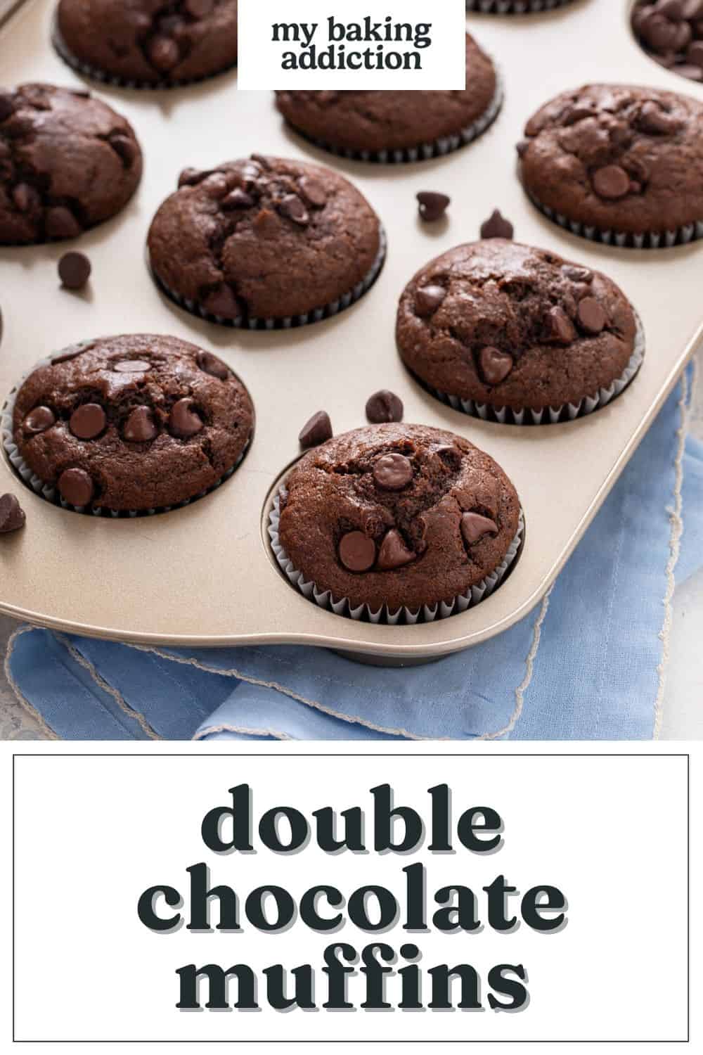 Double Chocolate Muffins | My Baking Addiction
