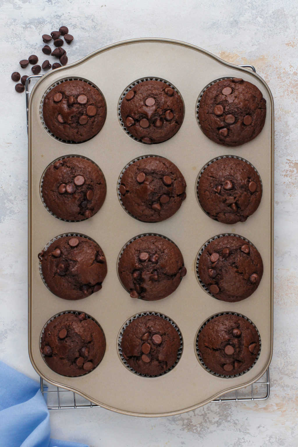 Double Chocolate Muffins | My Baking Addiction