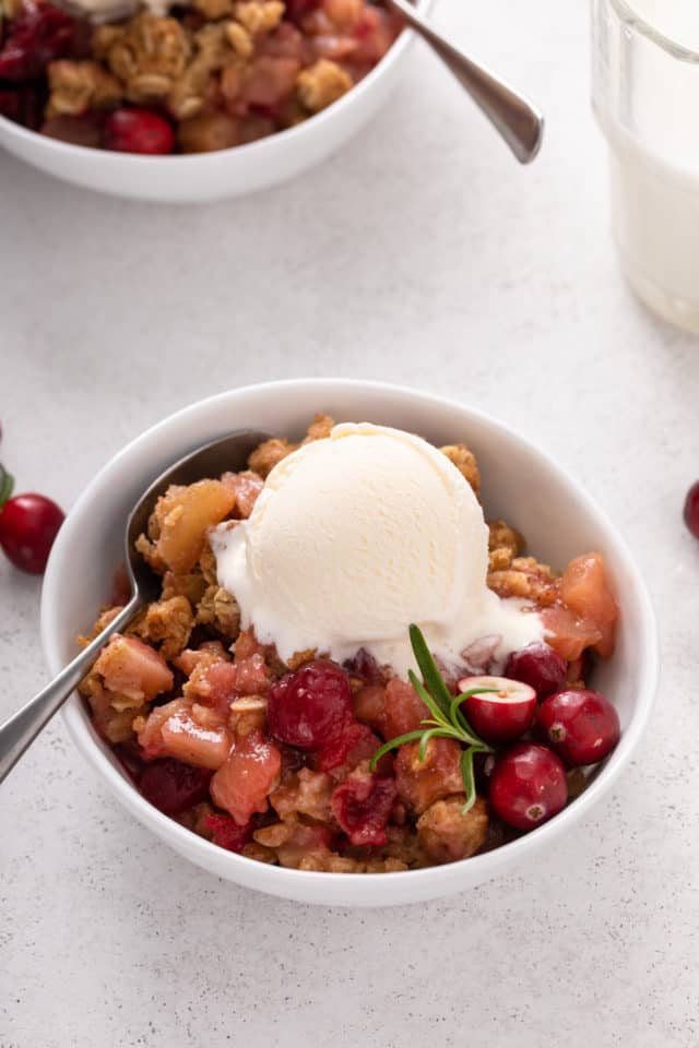 Cranberry Apple Crisp | My Baking Addiction