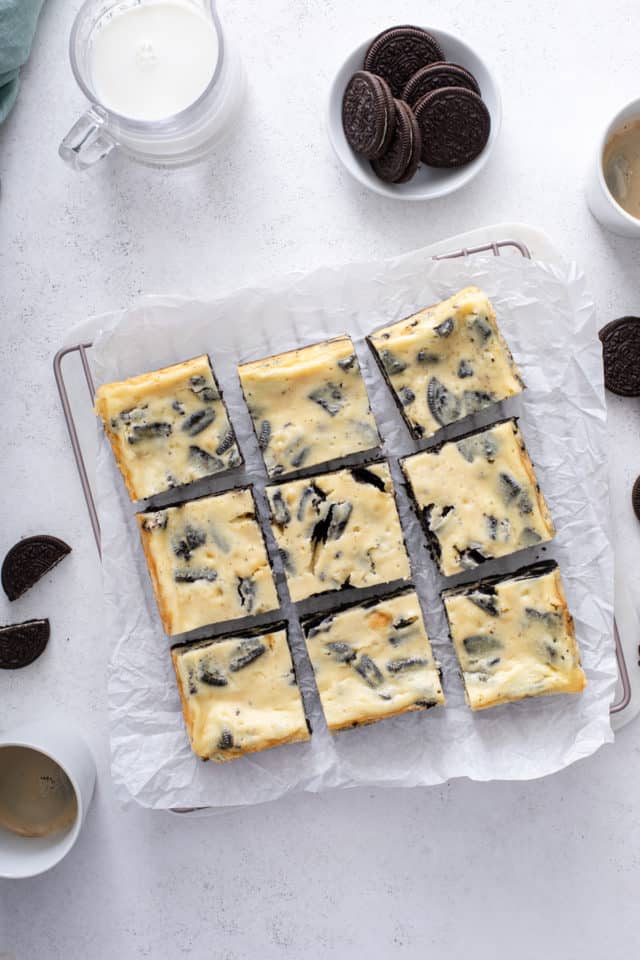 Oreo Cheesecake Bars | My Baking Addiction
