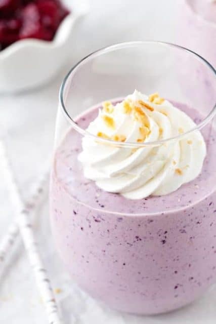 Berries and Cream Milkshake | My Baking Addiction