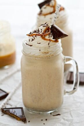 Salted Caramel Milkshake Image | My Baking Addiction
