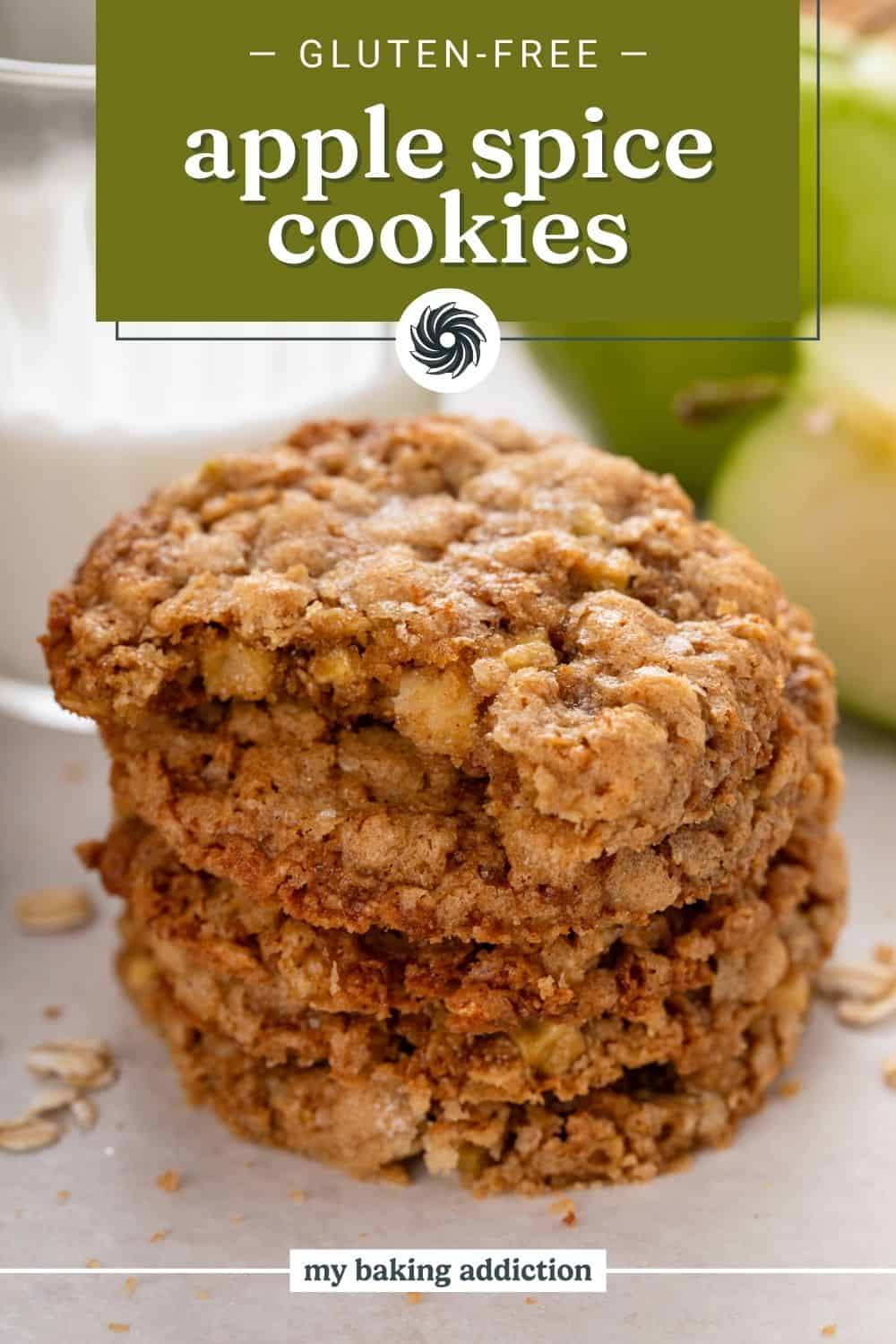 Apple Spice Cookies (Gluten Free!) | My Baking Addiction