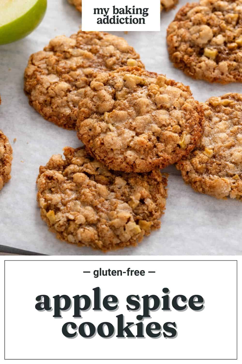 Apple Spice Cookies (Gluten Free!) | My Baking Addiction
