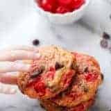 Cherry Coconut Chocolate Chip Cookies | My Baking Addiction