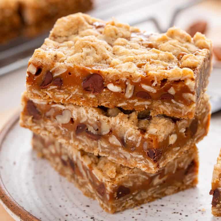 Caramel Pecan Bars | My Baking Addiction