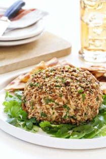 Spicy Taco Cheese Ball - My Baking Addiction