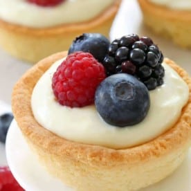 Berry Cookie Cups