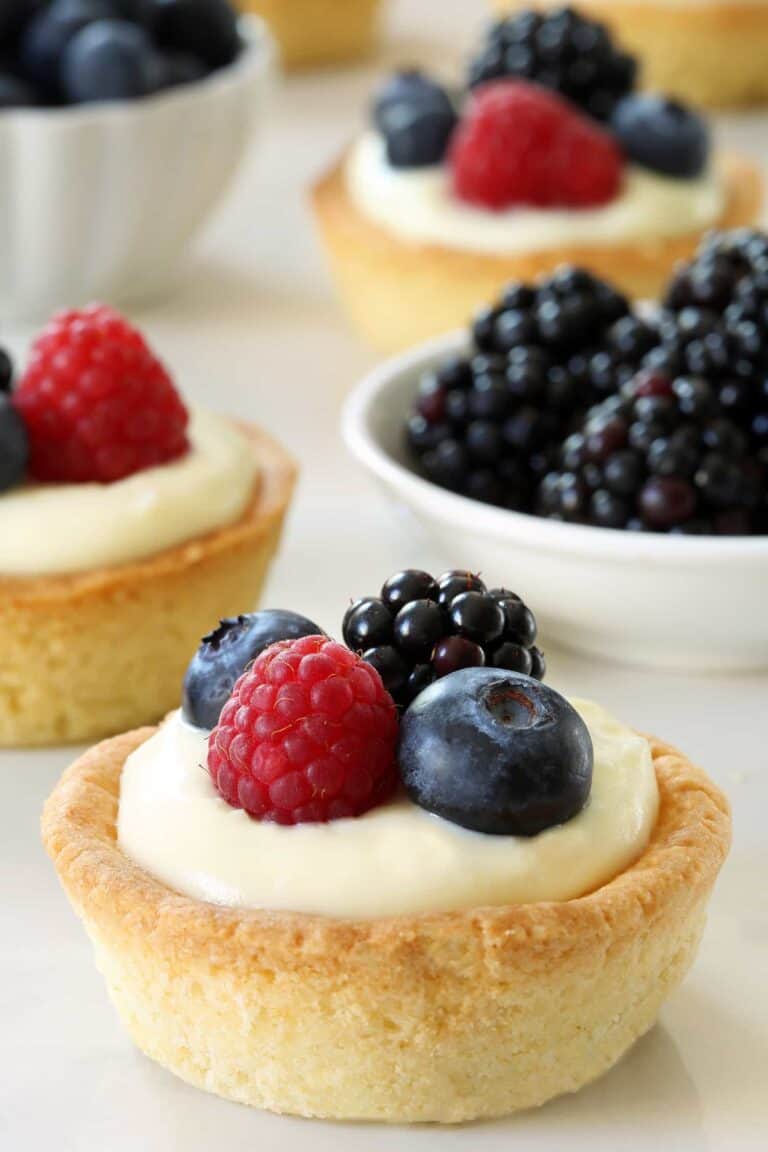 Berry Cookie Cups