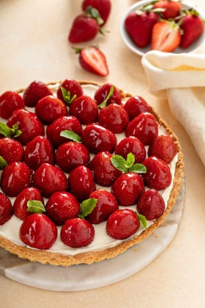 Strawberry Tart (with gluten-free option) - My Baking Addiction