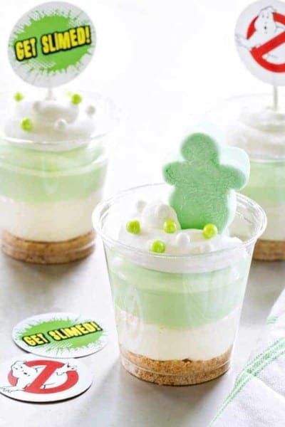 Slimer Cheesecake Parfaits - My Baking Addiction