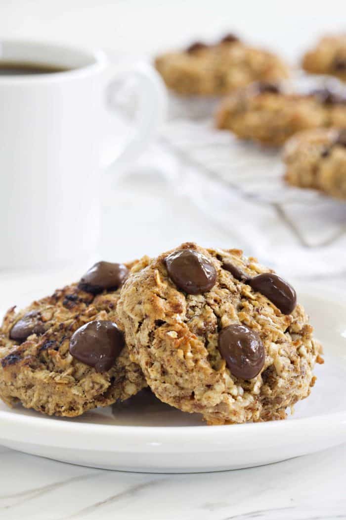 Chocolate Almond Breakfast Cookies - My Baking Addiction