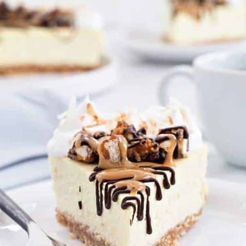 Samoa Cheesecake - My Baking Addiction