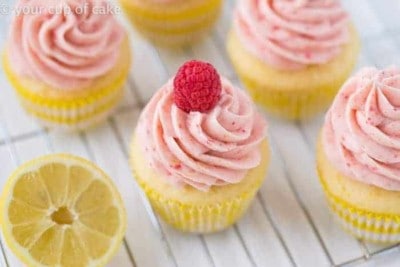 Raspberry Lemonade Cupcakes - My Baking Addiction