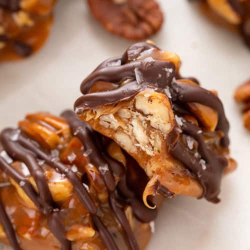 Pecan Caramel Clusters - My Baking Addiction