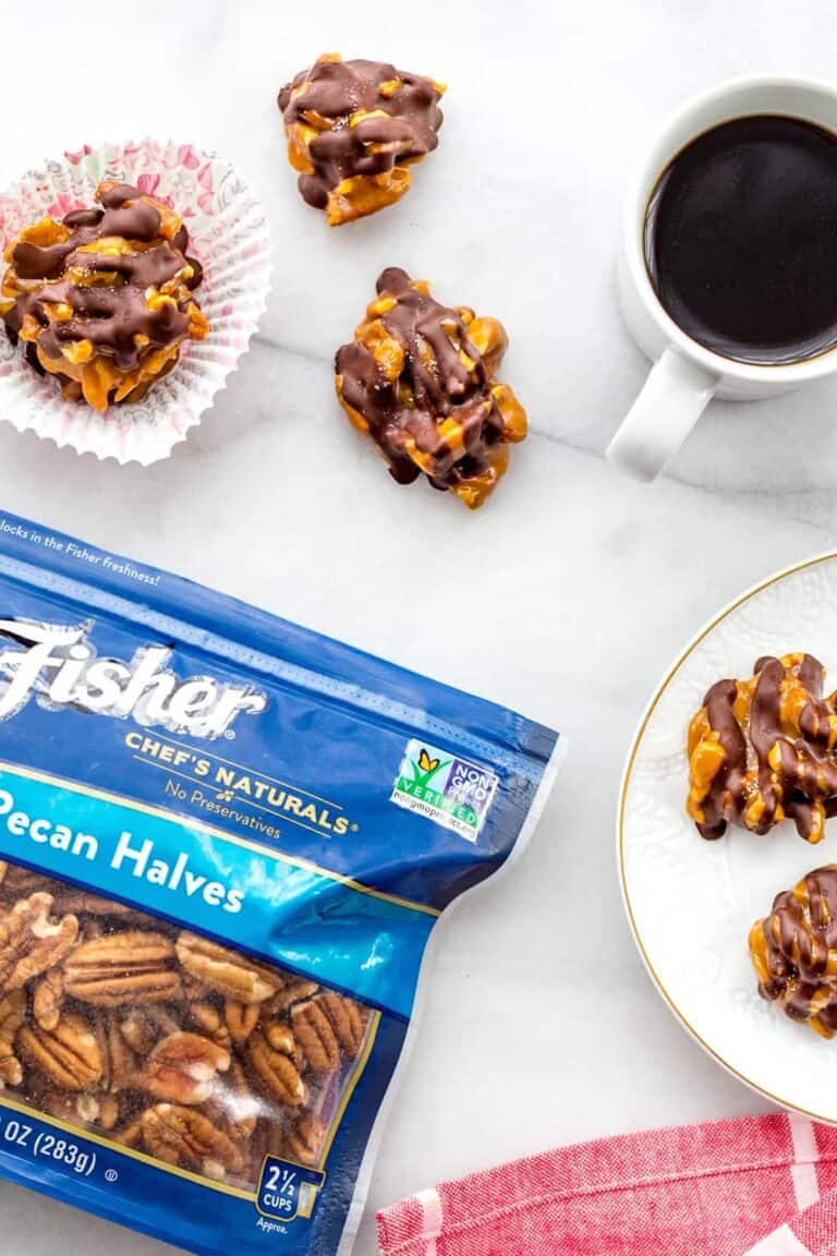 Caramel Pecan Clusters - My Baking Addiction