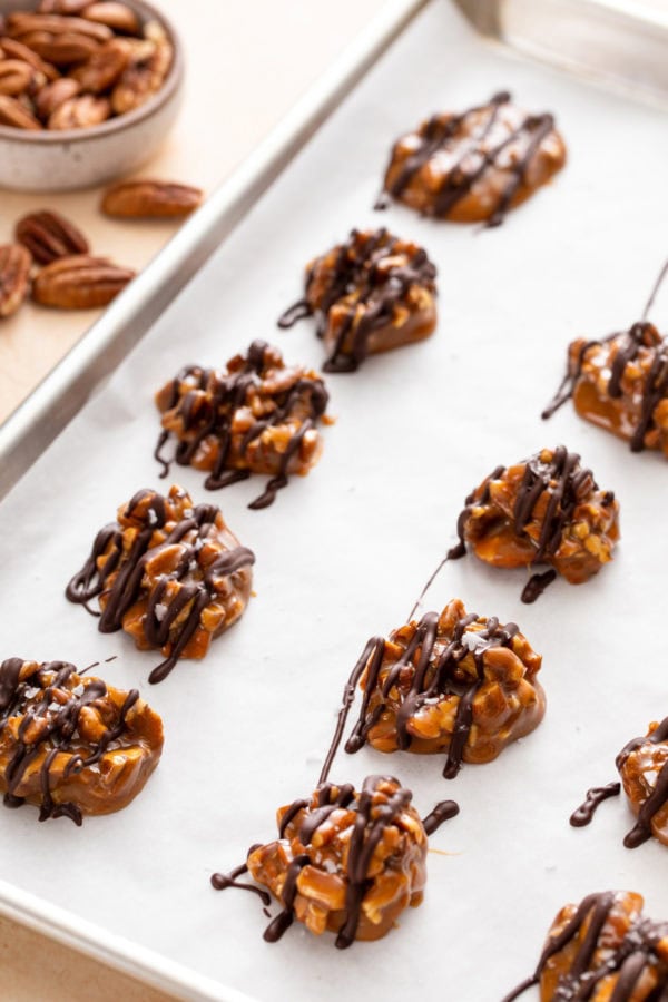 Pecan Caramel Clusters - My Baking Addiction