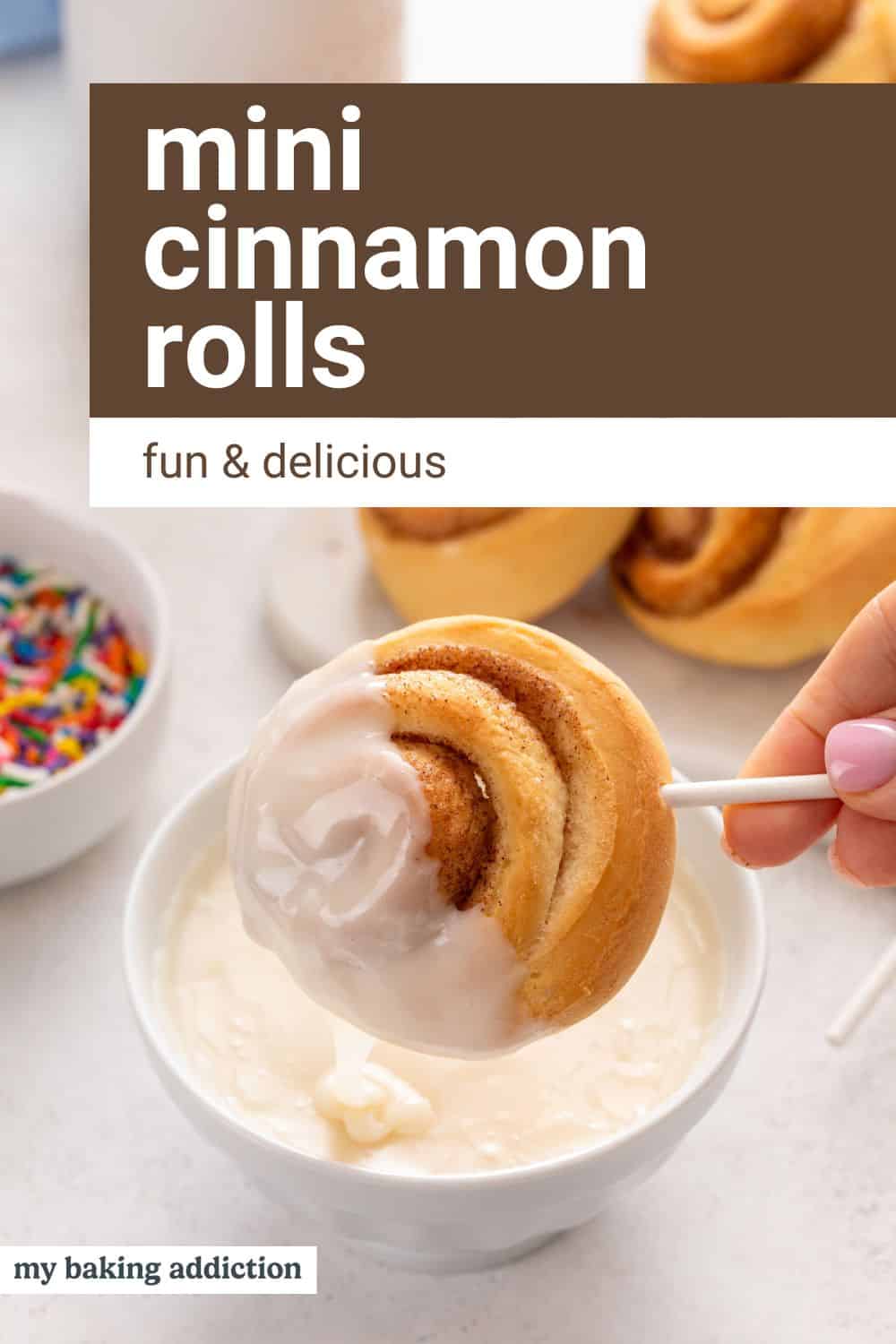 Mini Cinnamon Rolls - My Baking Addiction