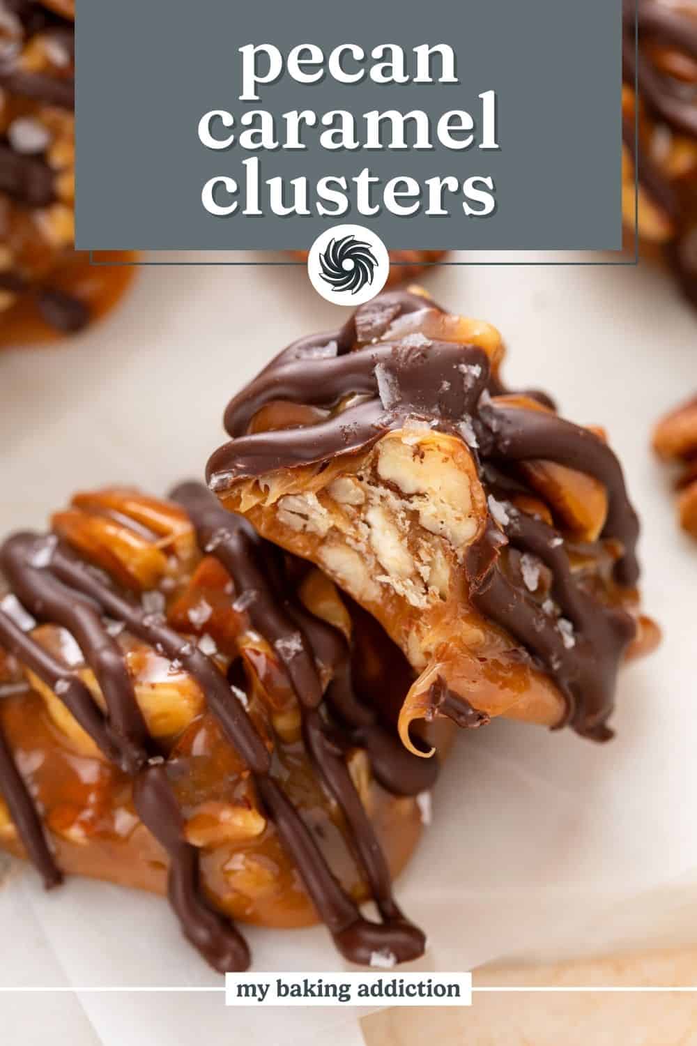 Pecan Caramel Clusters - My Baking Addiction - MasterOfCooking