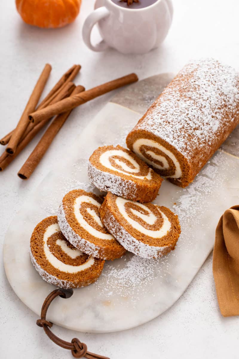 Pumpkin Roll Recipe | My Baking Addiction