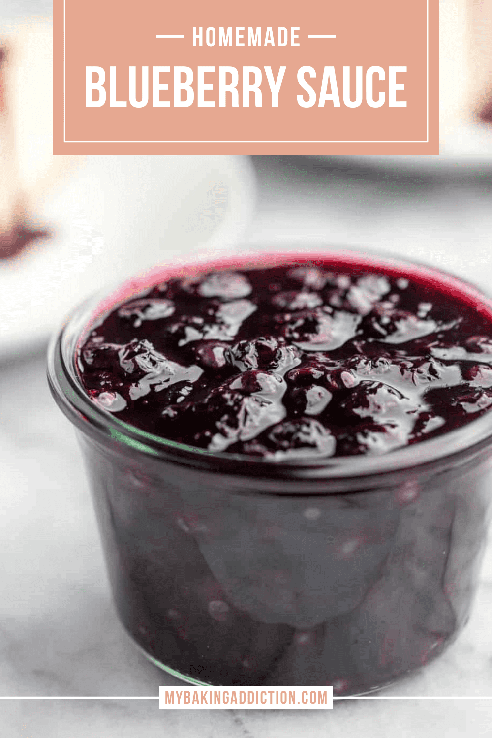 Homemade Blueberry Sauce | My Baking Addiction