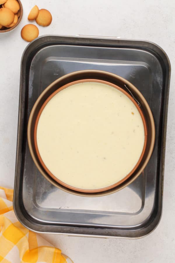 How to Bake Cheesecake in a Water Bath - My Baking Addiction
