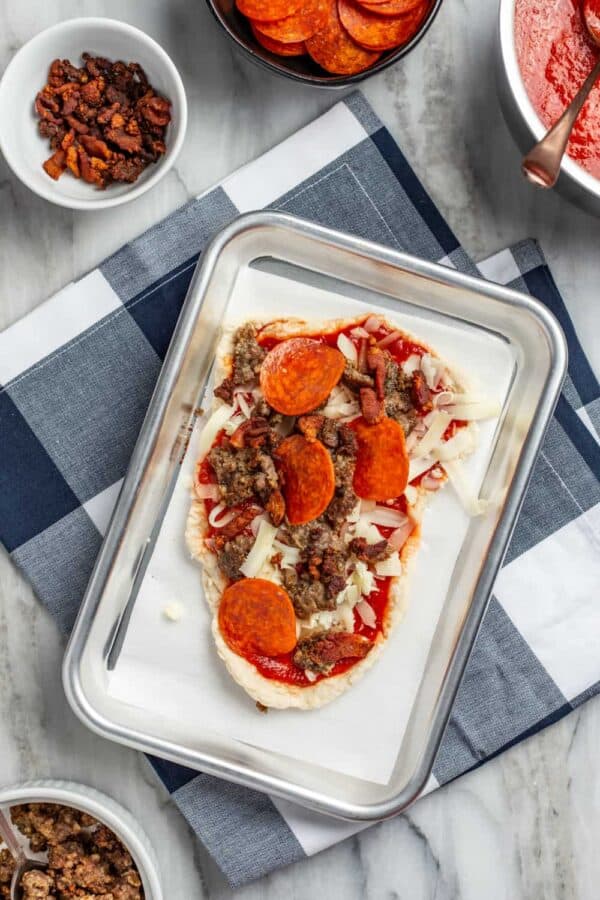 DIY Pizza Bar with 30 Minute Pizza Crust - My Baking Addiction