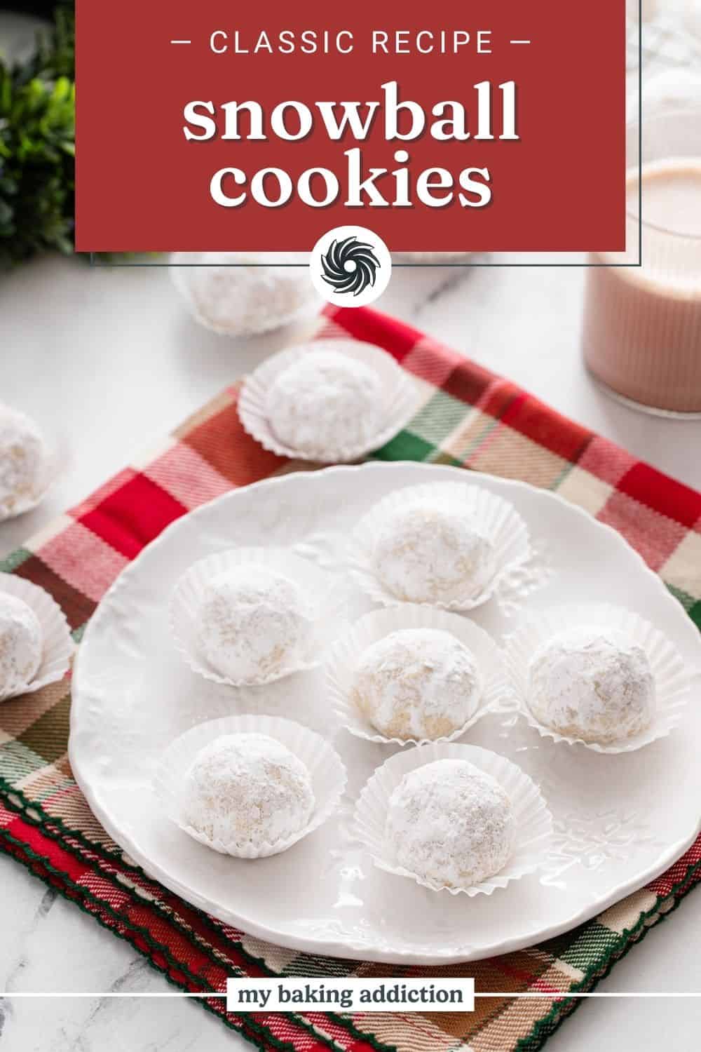 Snowball Cookies | My Baking Addiction - MasterOfCooking
