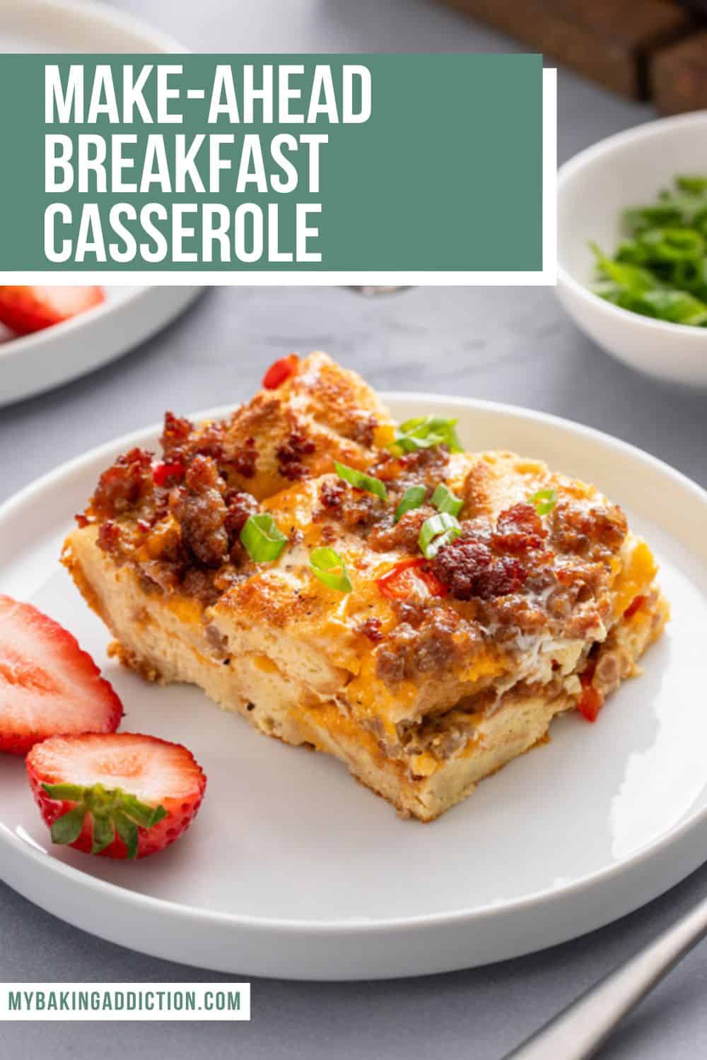 Make-Ahead Breakfast Casserole - My Baking Addiction