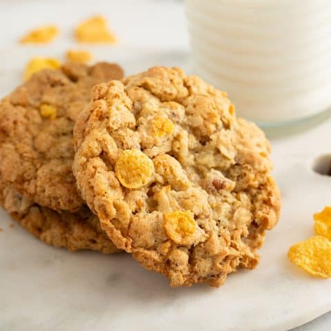 Cornflake Cookies (Chewy + Crispy!) - My Baking Addiction
