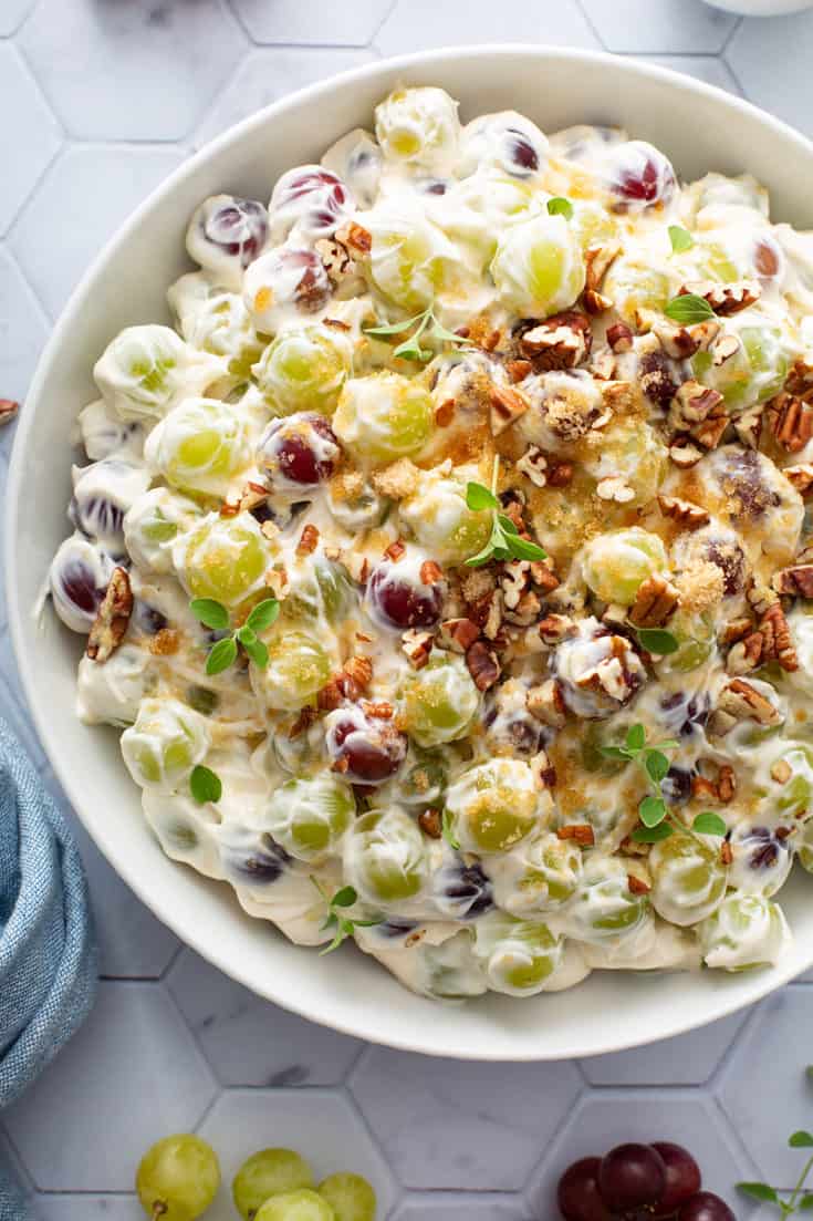 Creamy Grape Salad - My Baking Addiction