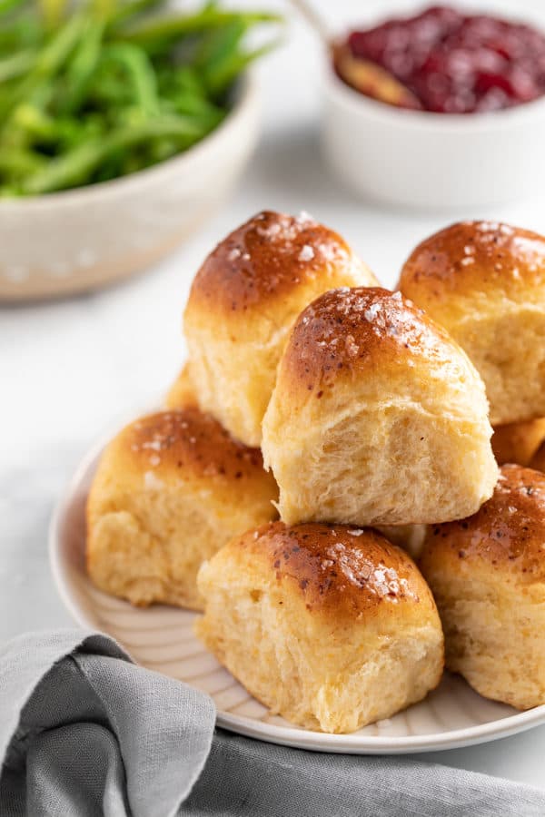 Cheddar Dinner Rolls - My Baking Addiction