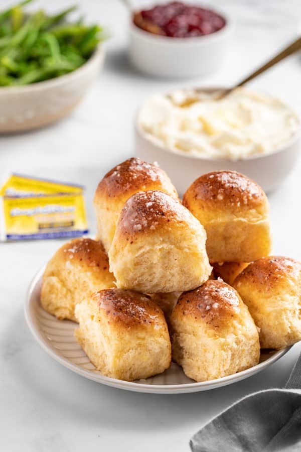 Cheddar Dinner Rolls - My Baking Addiction