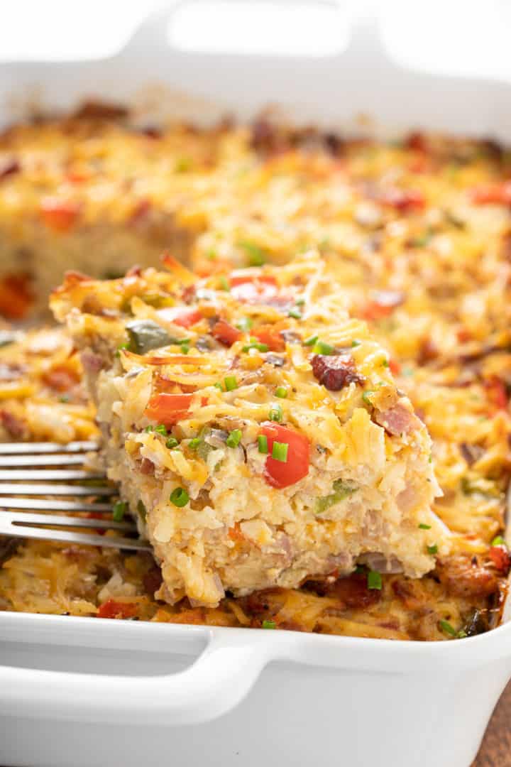 Hash Brown Breakfast Casserole - My Baking Addiction