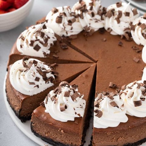 Chocolate Cheesecake - My Baking Addiction
