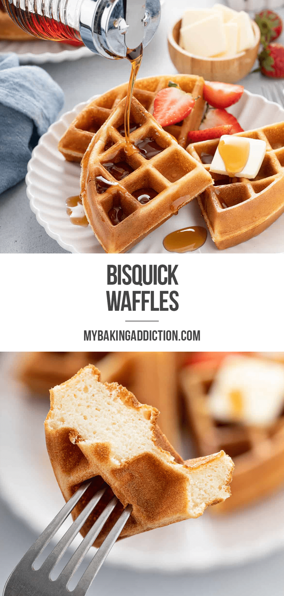 Bisquick Waffles - My Baking Addiction