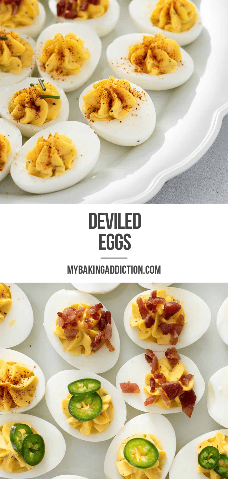 Classic Deviled Eggs - My Baking Addiction