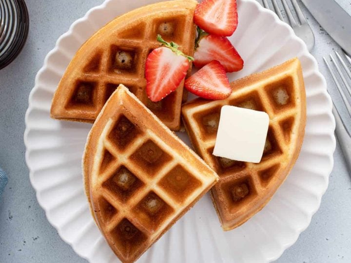 Belgian Waffles With Syrup