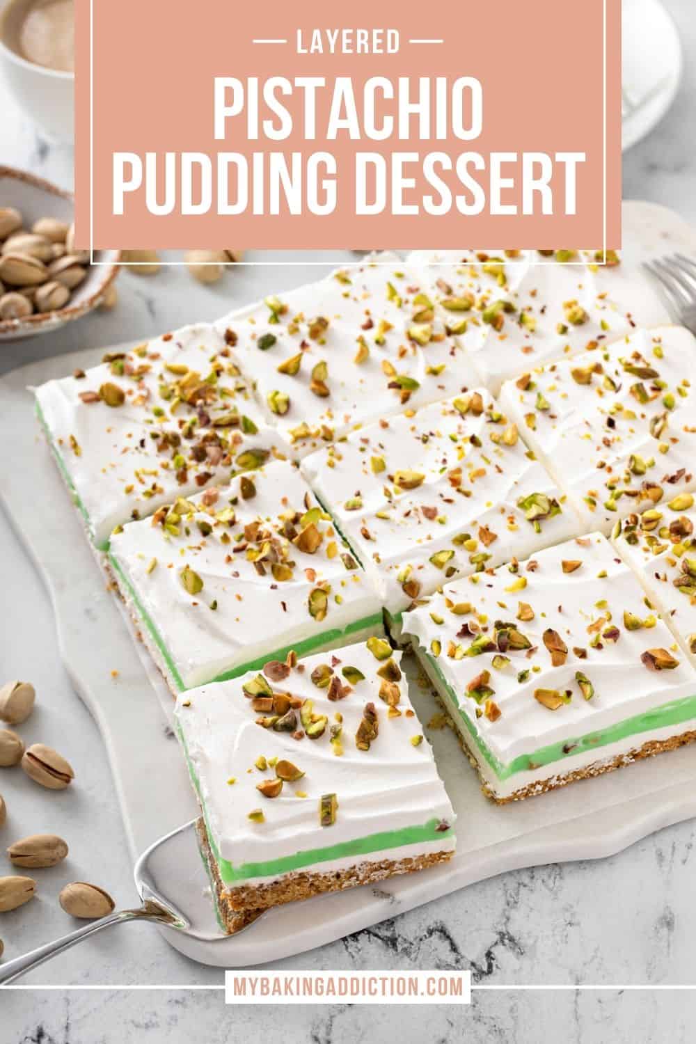 Layered Pistachio Pudding Dessert