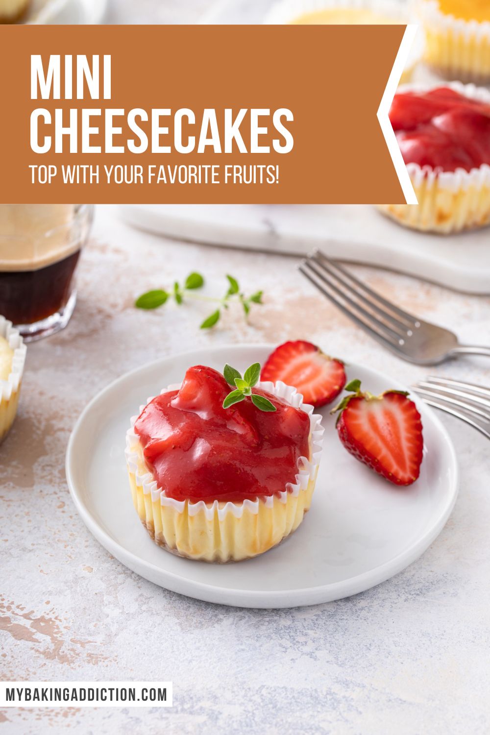 Mini Cheesecakes (So easy!) - My Baking Addiction