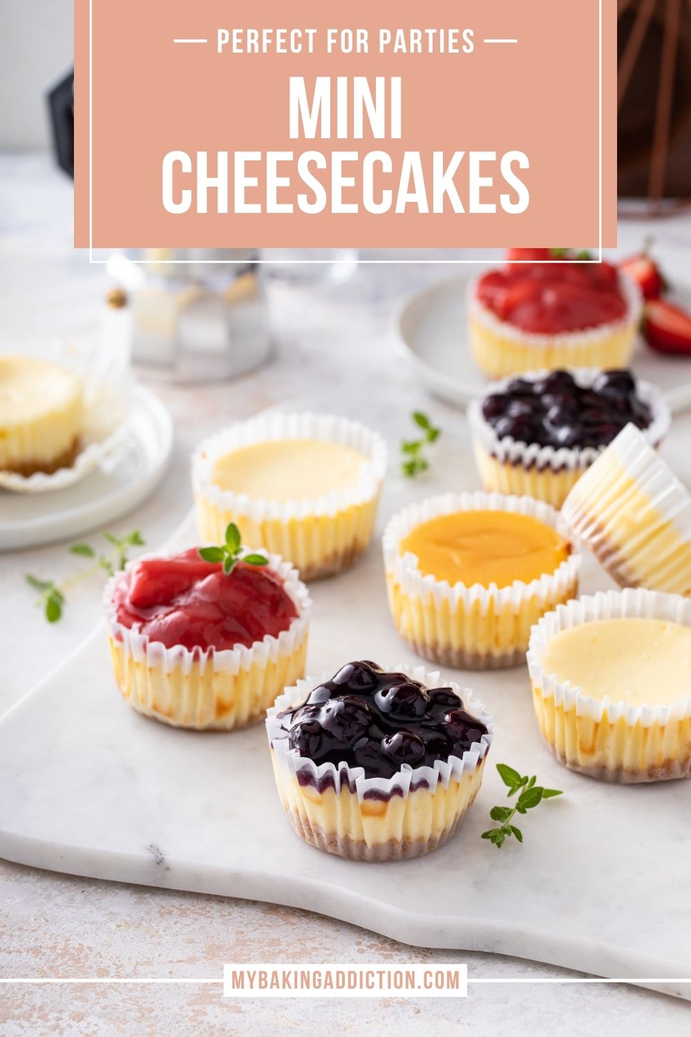 Mini Cheesecakes (So easy!) - My Baking Addiction