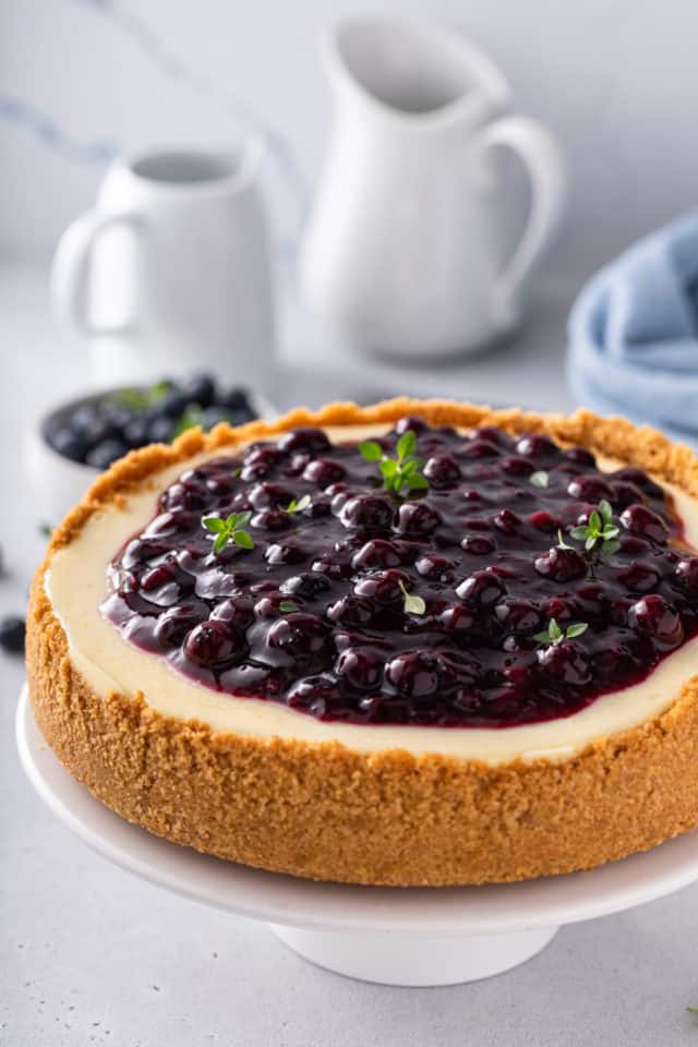 Blueberry Cheesecake - My Baking Addiction