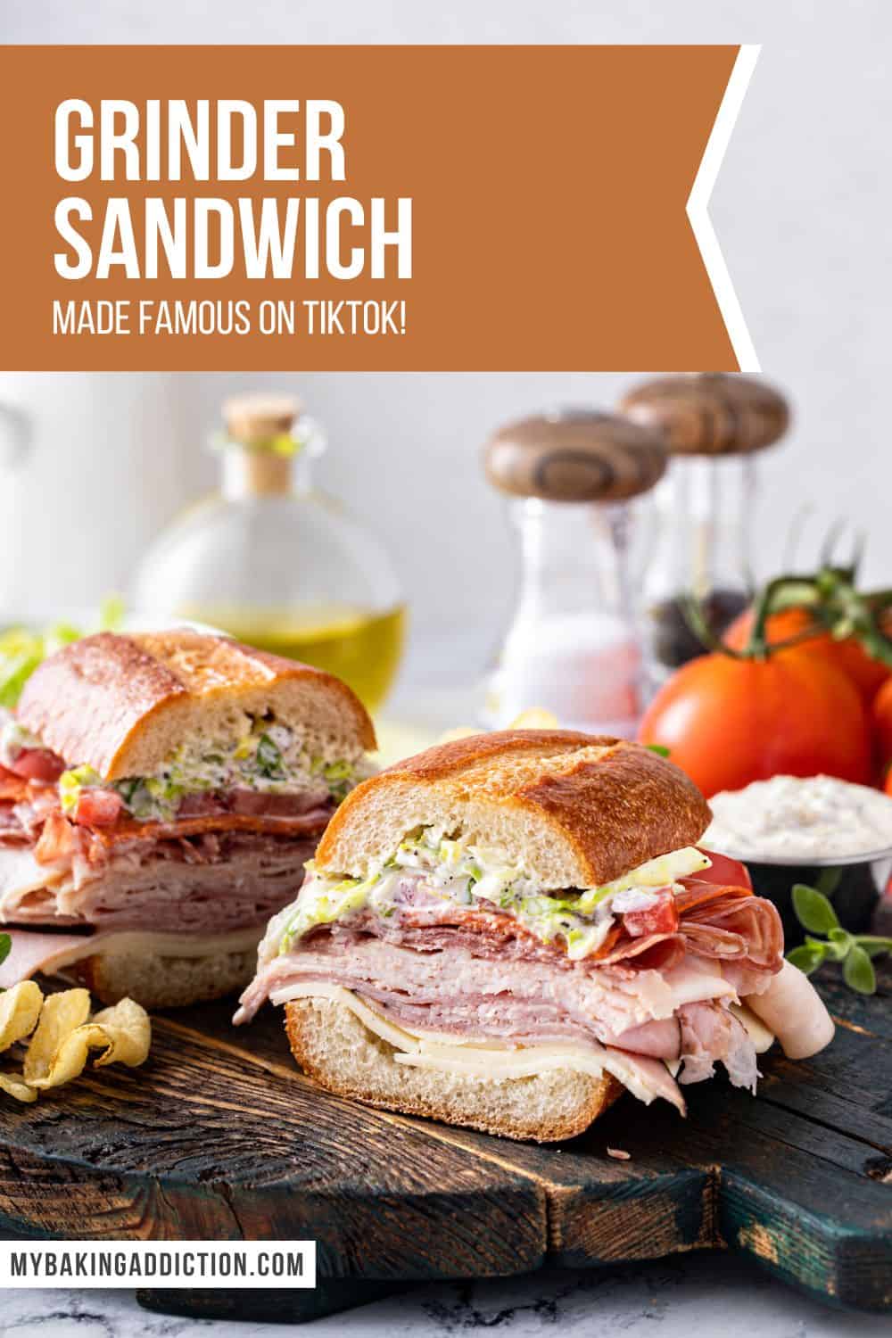 Grinder Sandwich - My Baking Addiction