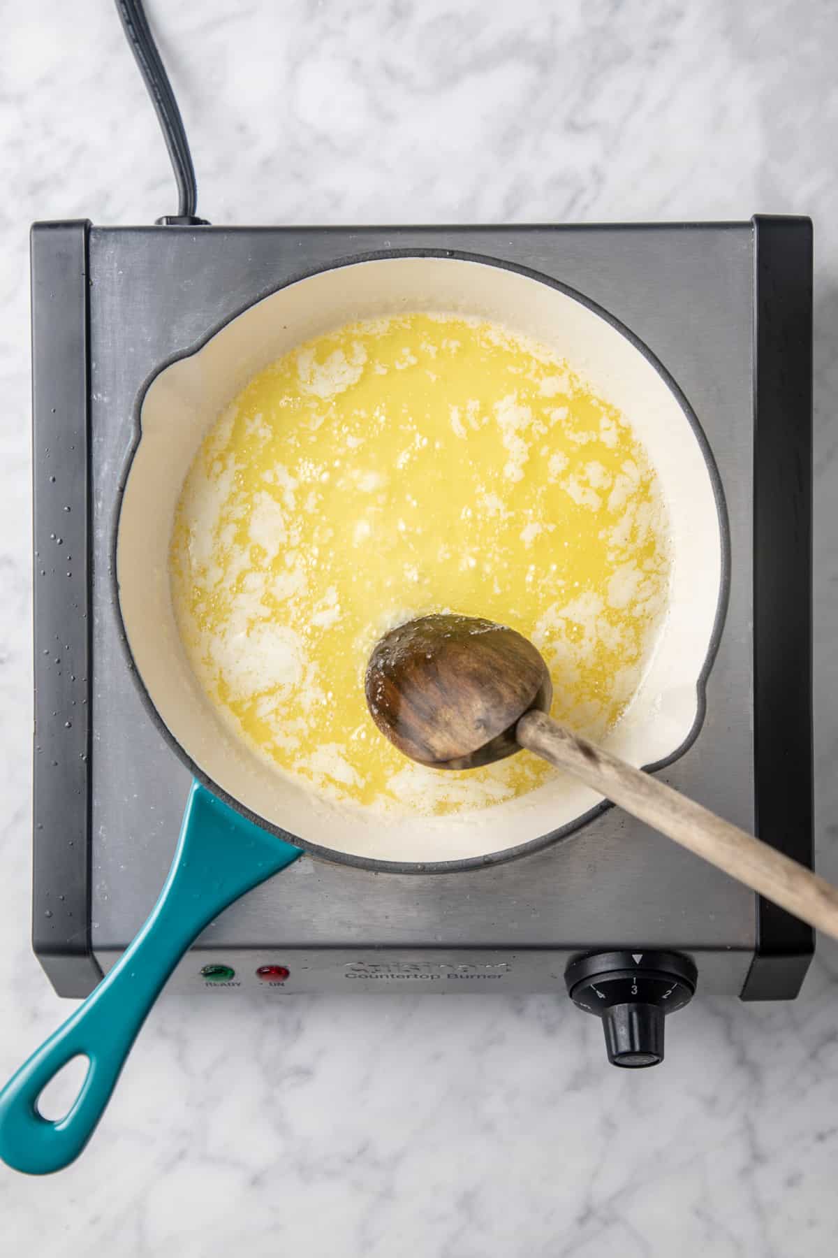 Melted Butter In A Pan